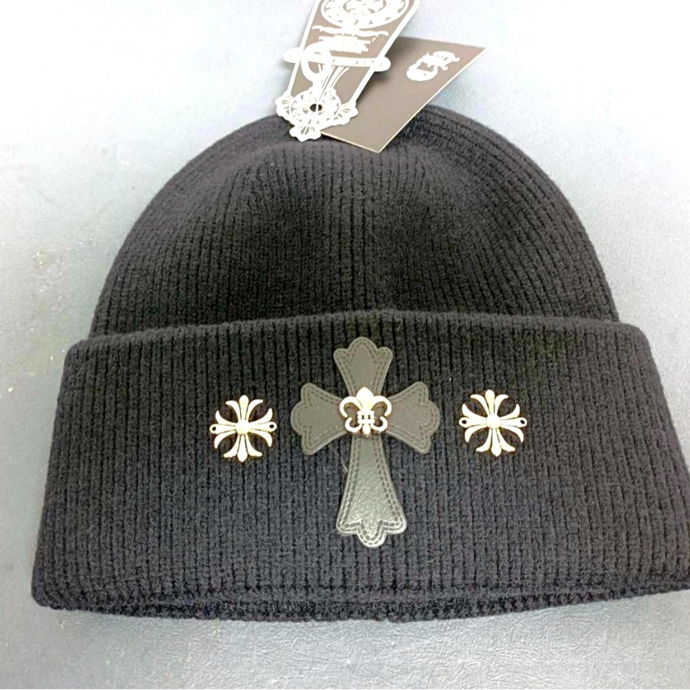 Chrome Hearts Cross Skull Cap Hat Beanie! - Gem